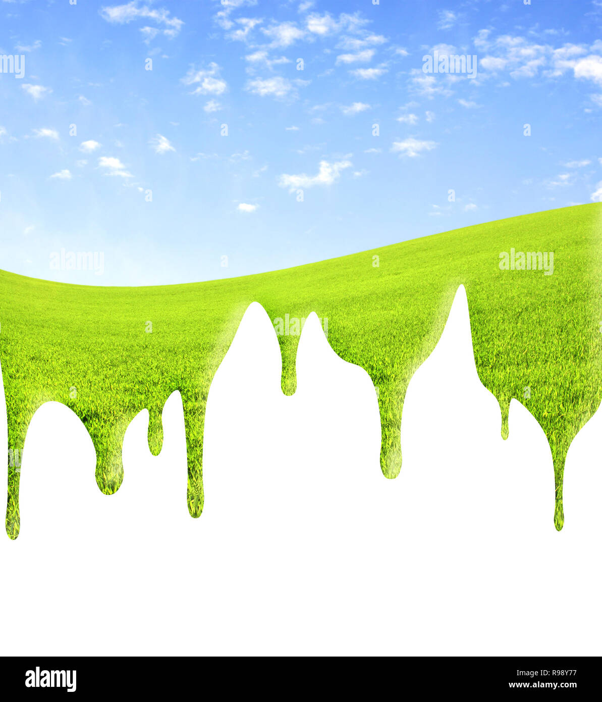 Platen painting with an bright paints Stock Photo - Alamy