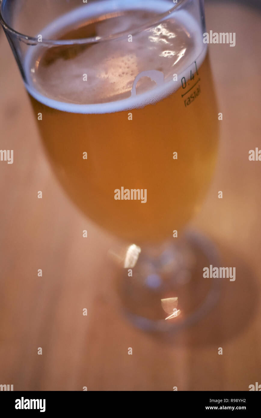A pint of a beer Stock Photo - Alamy