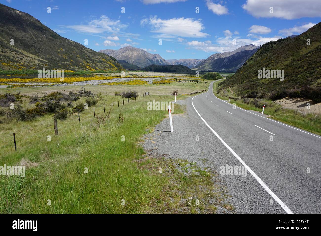 The Great Alpine Highway winding its Way through the Picturesque ...