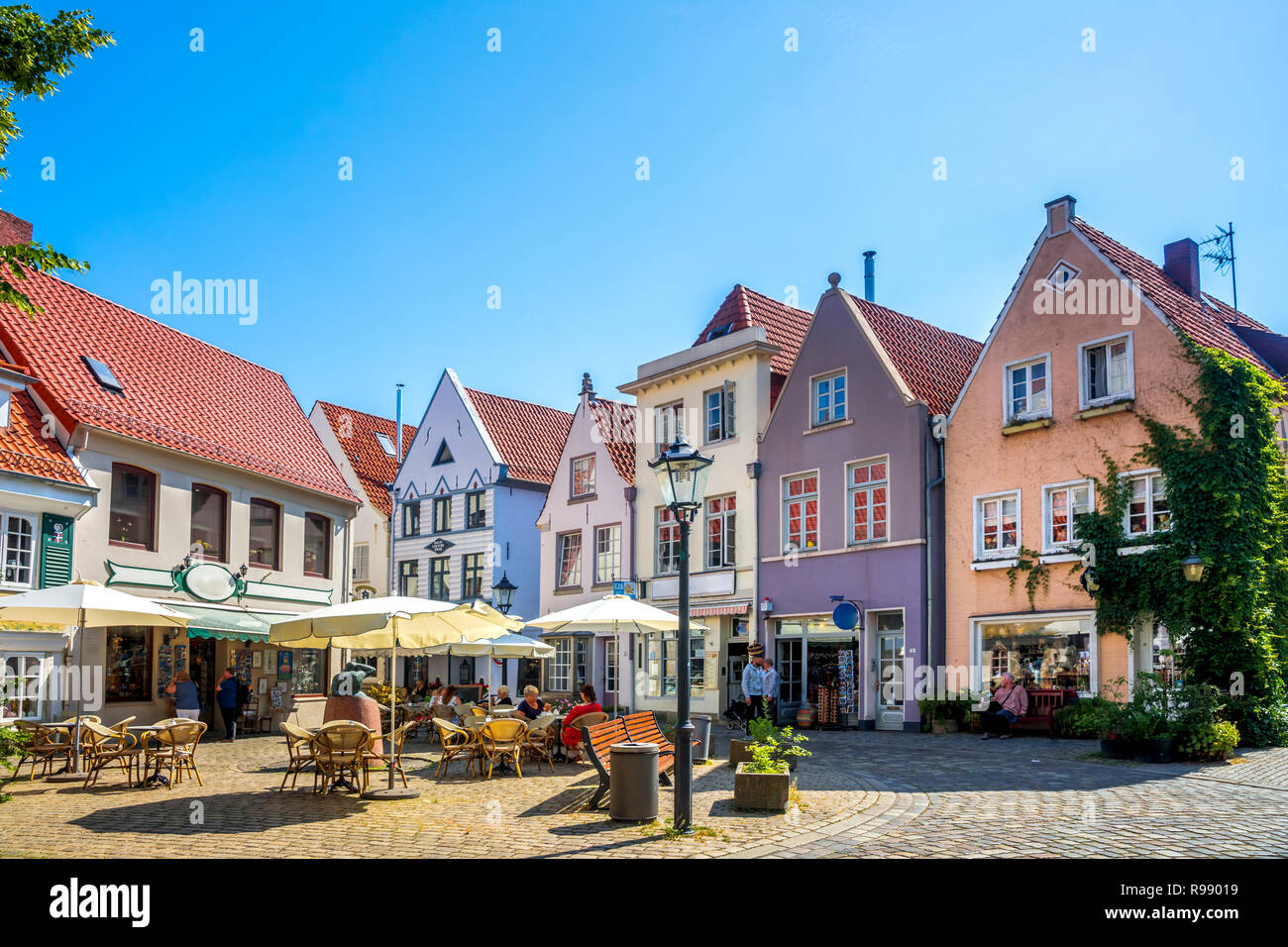 Bremen, Schnoorviertel, Schnoor, Germany Stock Photo - Alamy