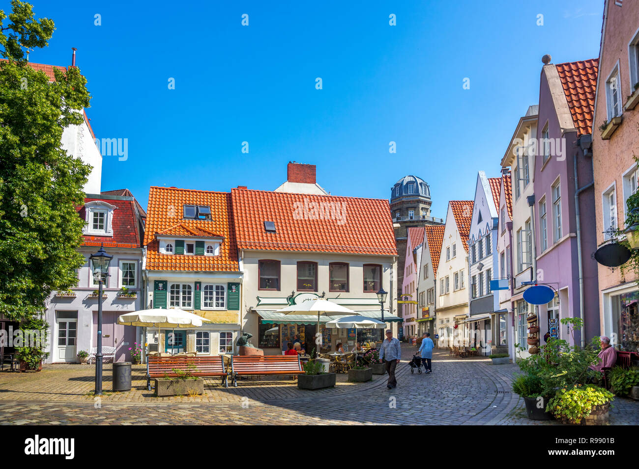 Bremen, Schnoorviertel, Schnoor, Germany Stock Photo - Alamy