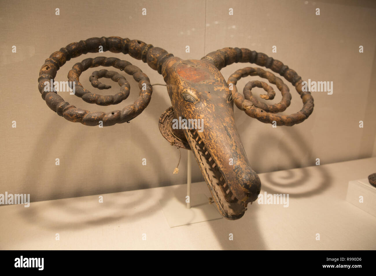 Ram Headdress; Nigeria, lower Cross River, Ejagham peoples, 19th-20th ...