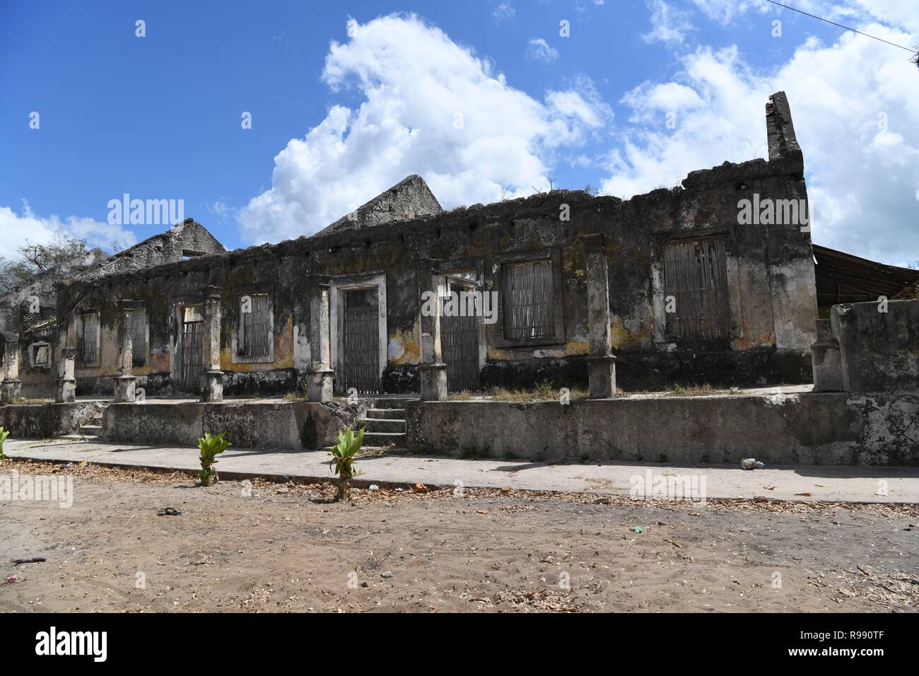 Ibo Island. Stone buildings and ruins are from the 1500's - from when ...