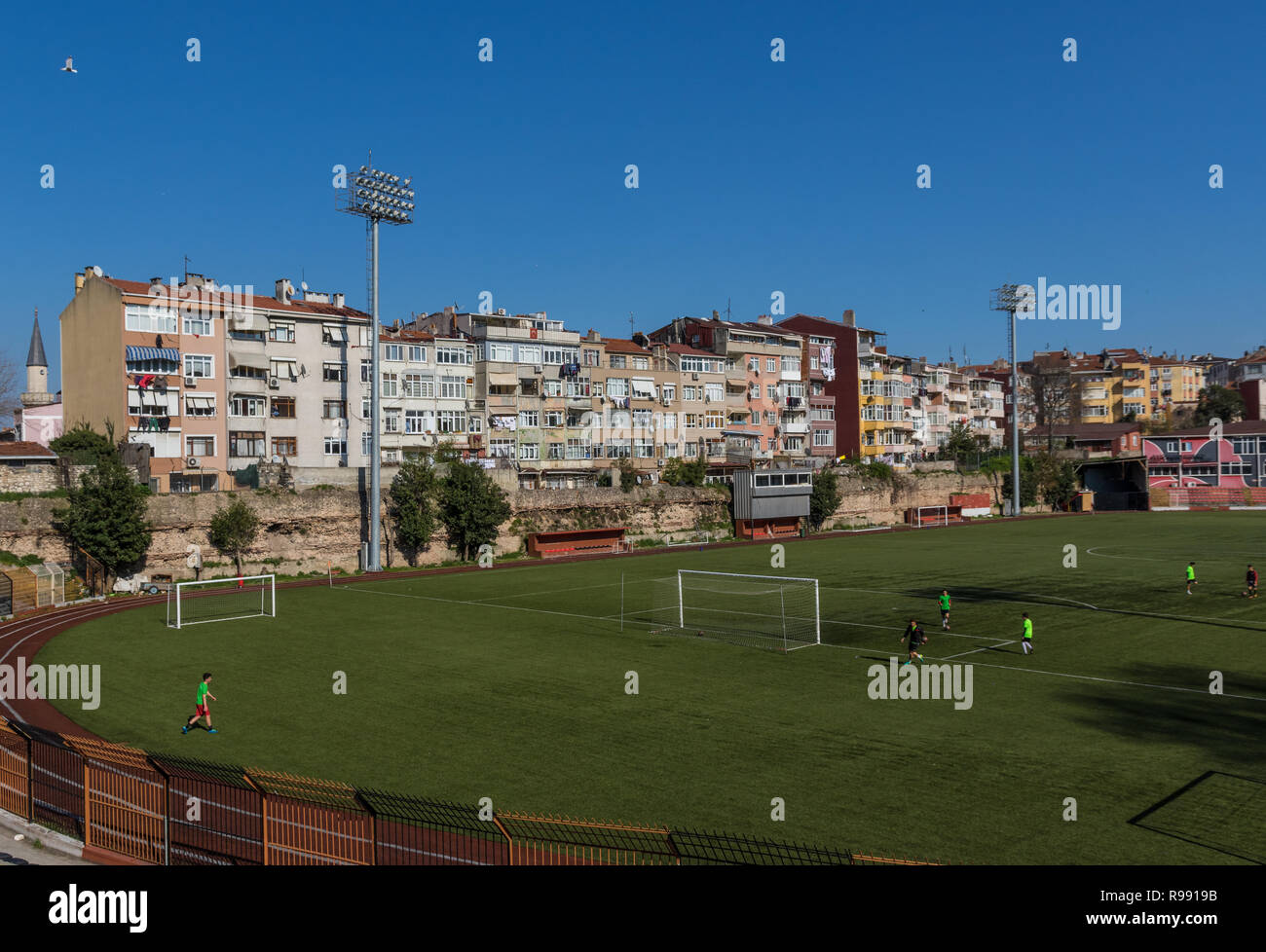 Istanbul, Turkey - soccer is the main sport and hobby for turskish ...