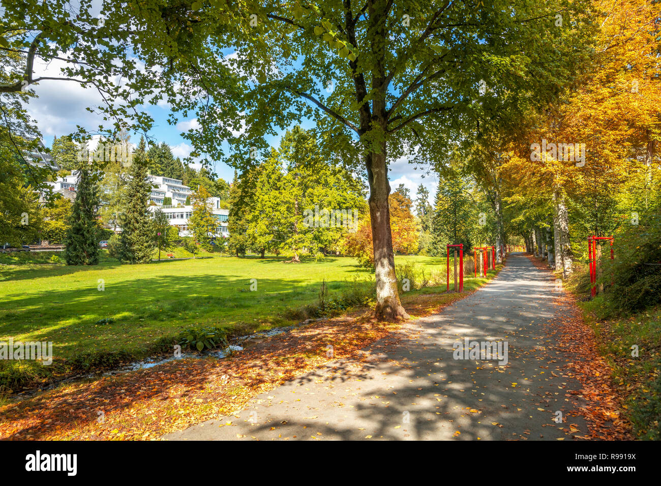 Park, Bad Schwalbach, Germany Stock Photo - Alamy