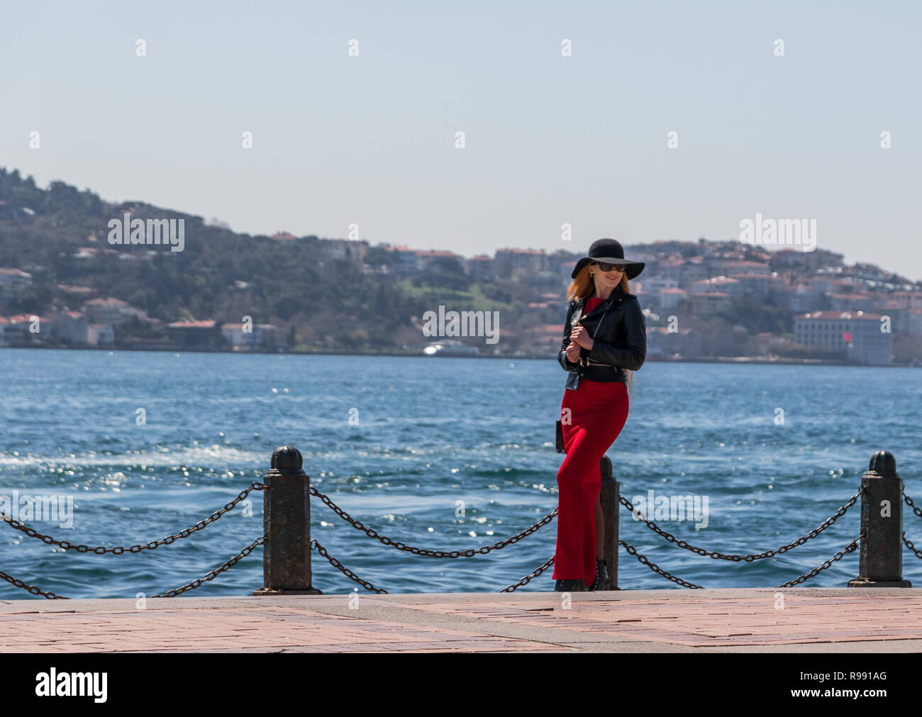 Istanbul, Turkey - the Bosporus strait connects the Black Sea with the ...