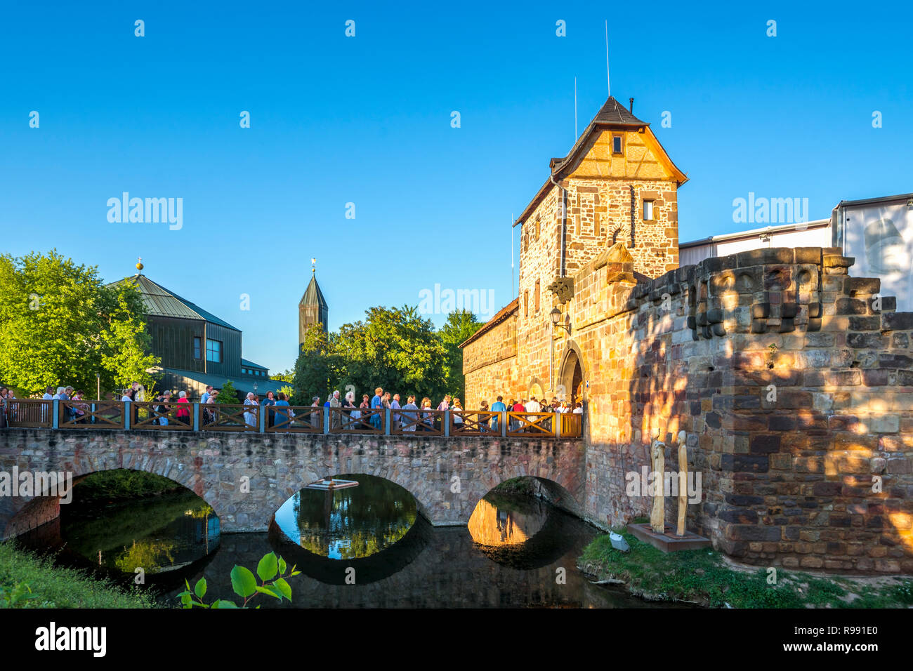 Castle Bad Vilbel, Germany Stock Photo - Alamy
