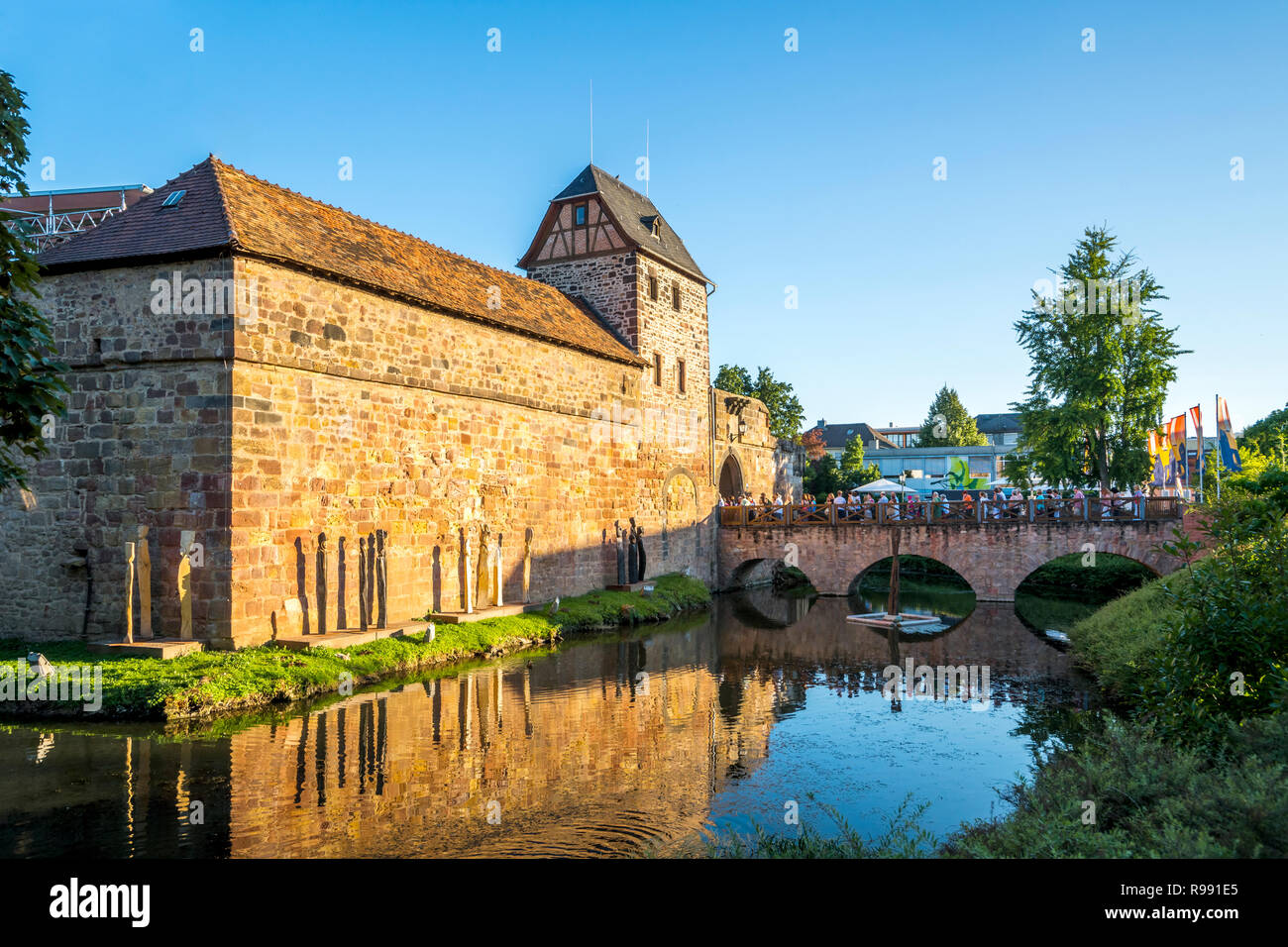Castle Bad Vilbel, Germany Stock Photo - Alamy