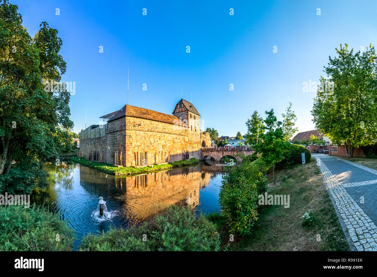Castle Bad Vilbel, Germany Stock Photo - Alamy