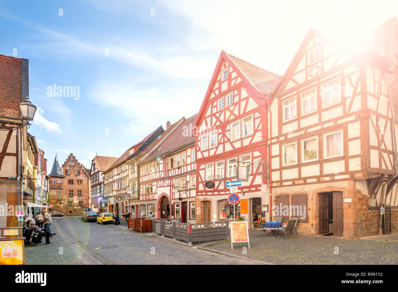 Historical City of Büdingen, Germany Stock Photo - Alamy