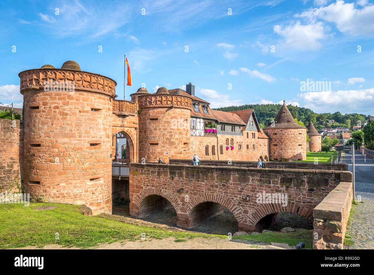 City Wall, Büdingen, Germany Stock Photo - Alamy