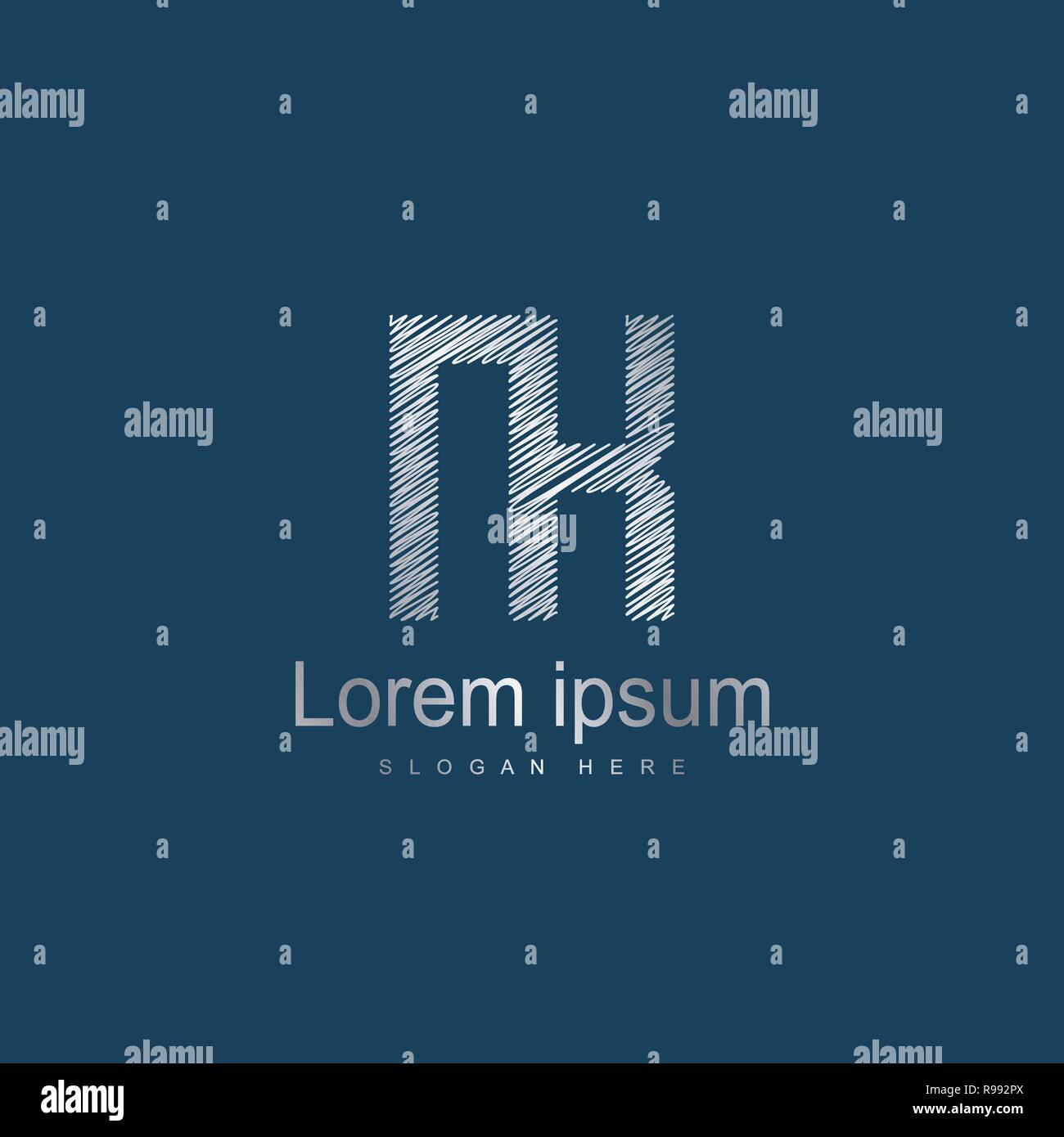 Initial Letter NK Logo Template Vector Design Stock Vector Image & Art - Alamy