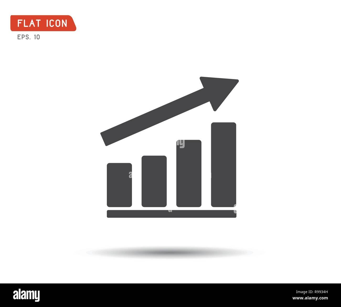Business graph Icon Vector, logo eps illustration Stock Vector Image ...