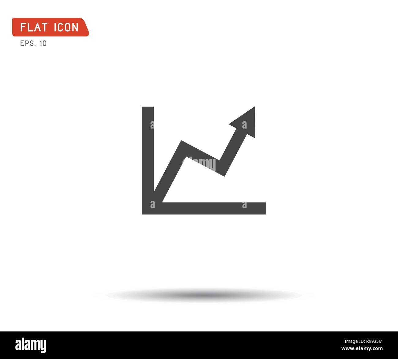 Business graph Icon Vector, logo eps illustration Stock Vector Image ...