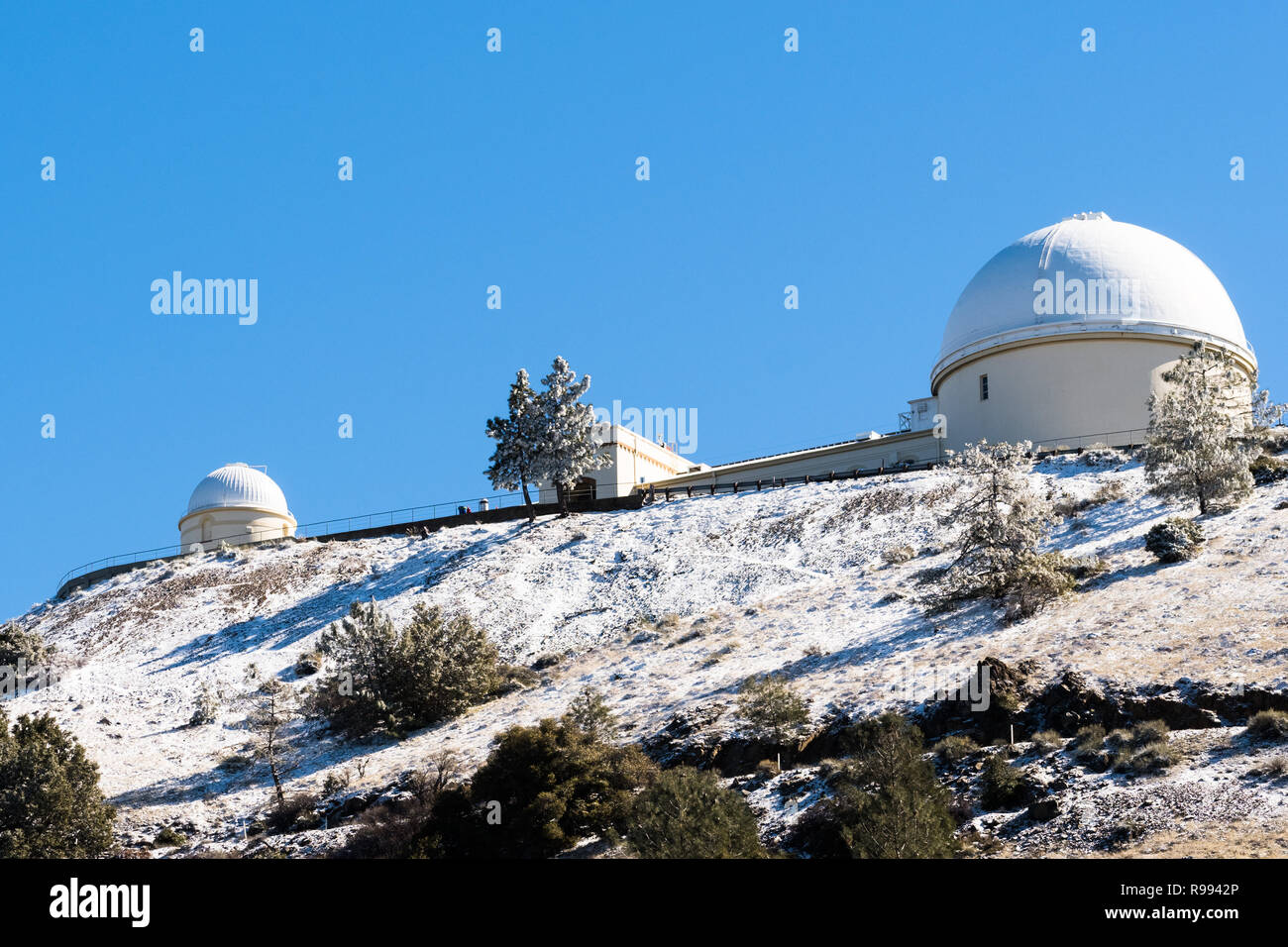 The historical Lick Observatory (owned and operated by the University ...