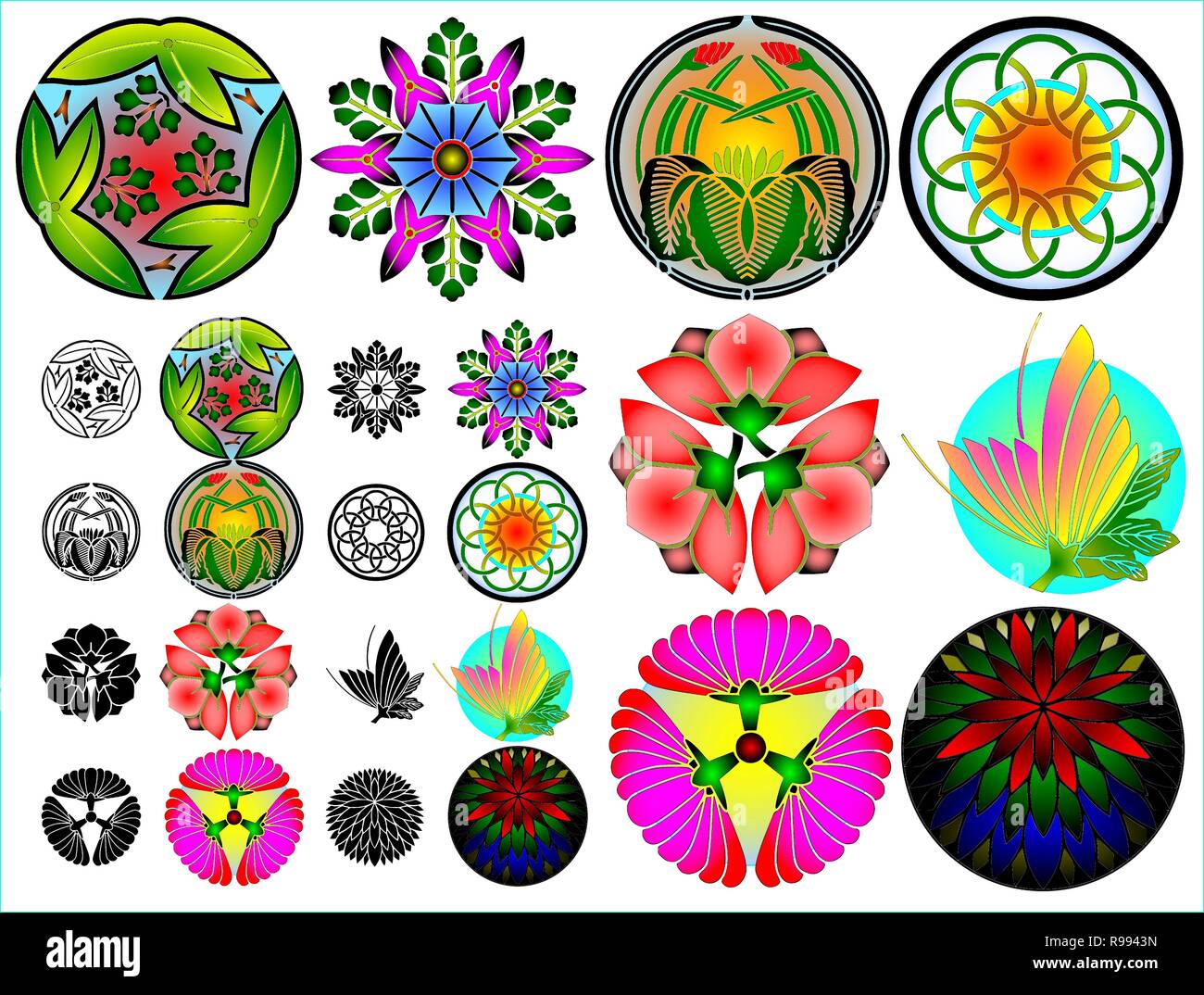 Kamon Stock Vector Images - Alamy