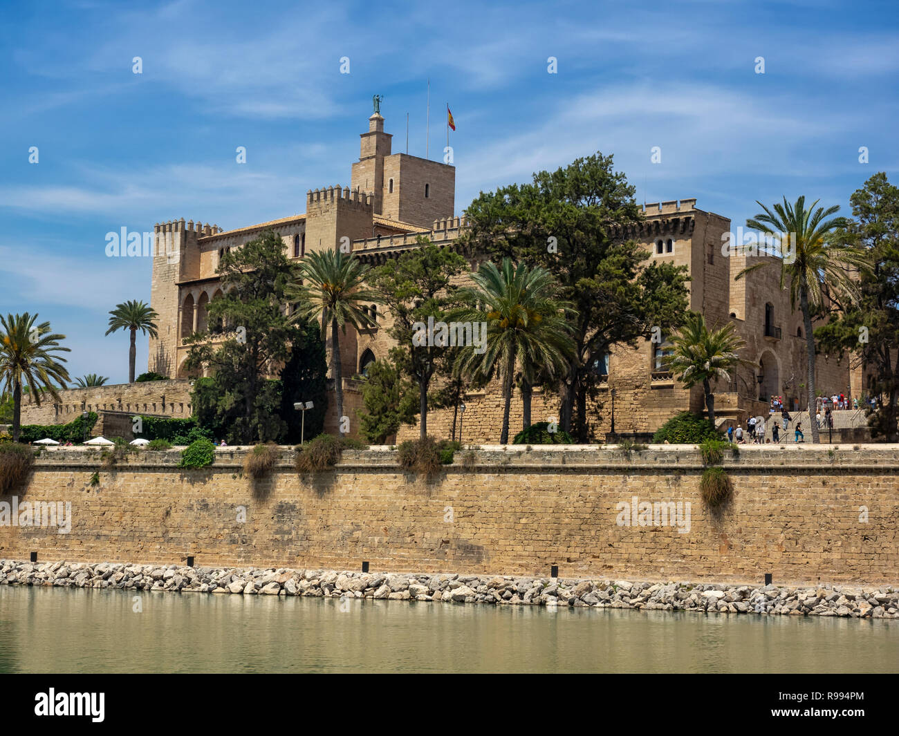 PALMA DE MAJORCA, SPAIN - MAY 23, 2018: View of Palma Cathedral ...