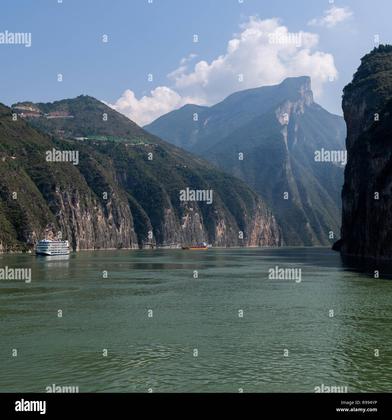 Qutang gorge - Yangtze River Chin Stock Photo - Alamy