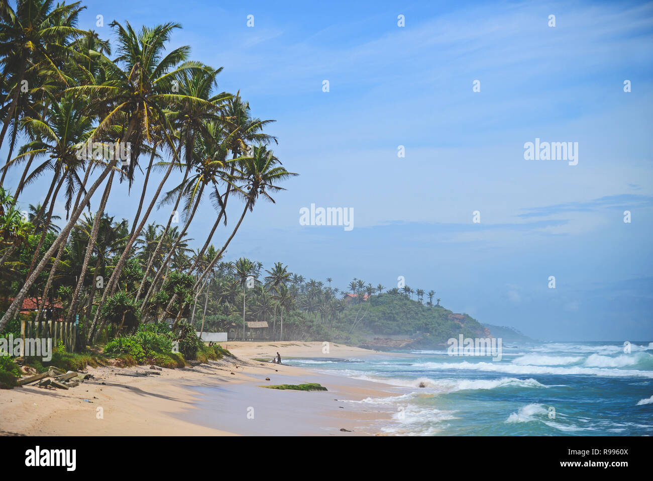 Beautiful beach in Midigama, Sri Lanka Stock Photo - Alamy