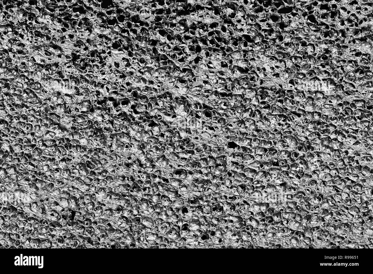 aluminum alu foam bubble metal plate wallpaper background Stock Photo ...