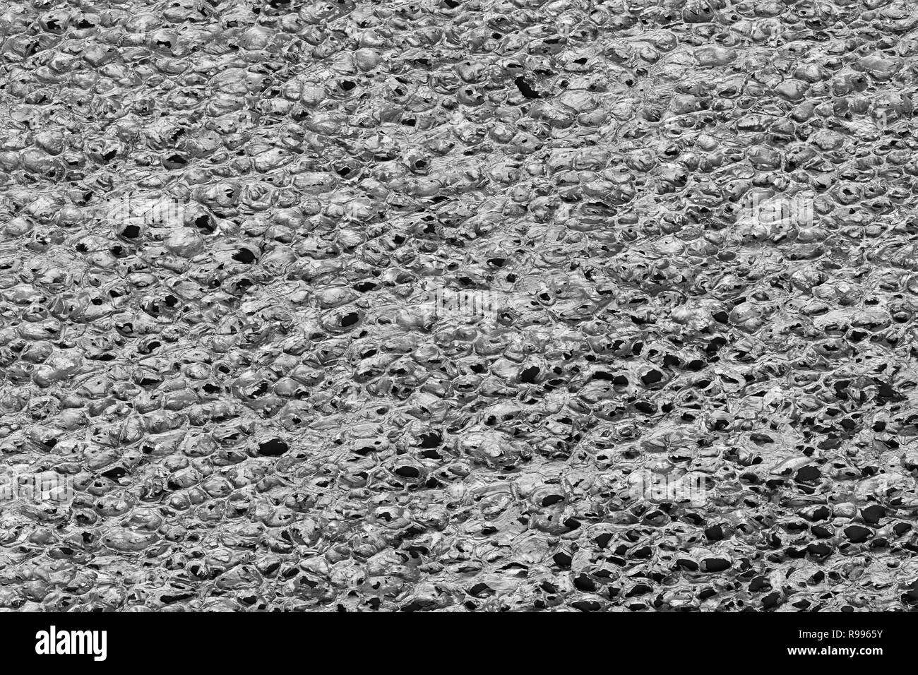 aluminum alu foam bubble metal plate wallpaper background Stock Photo ...