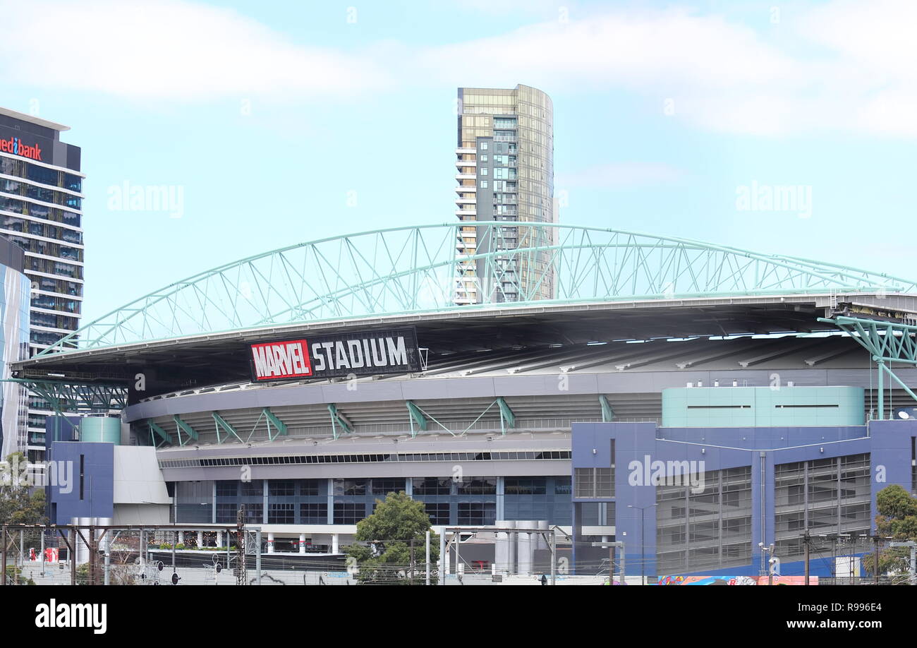Marvel stadium in Melbourne Australia Stock Photo - Alamy