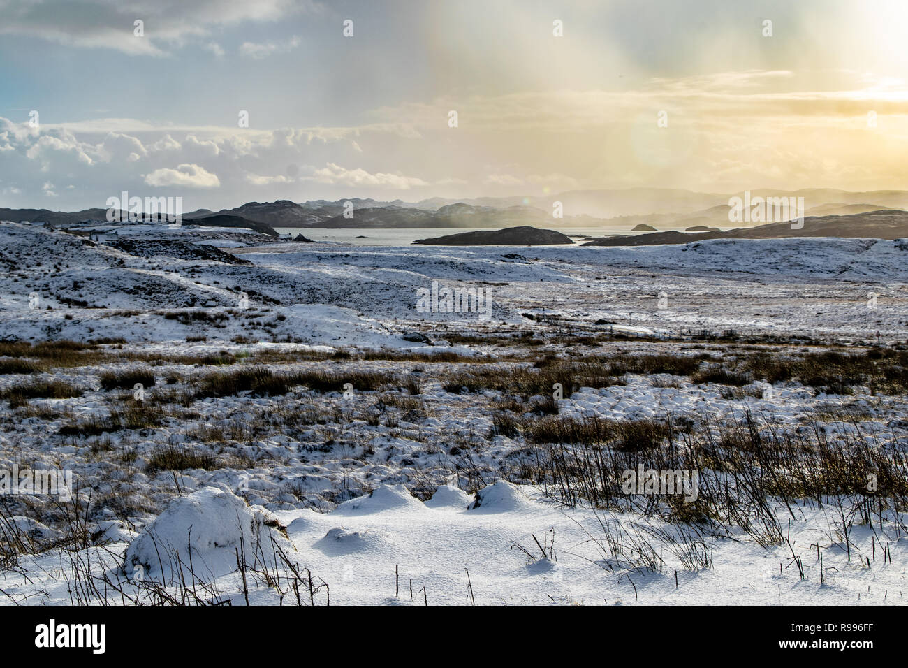 Landscape of Isle of Lewis, Outer Hebrides, Scotland, UK Stock Photo ...