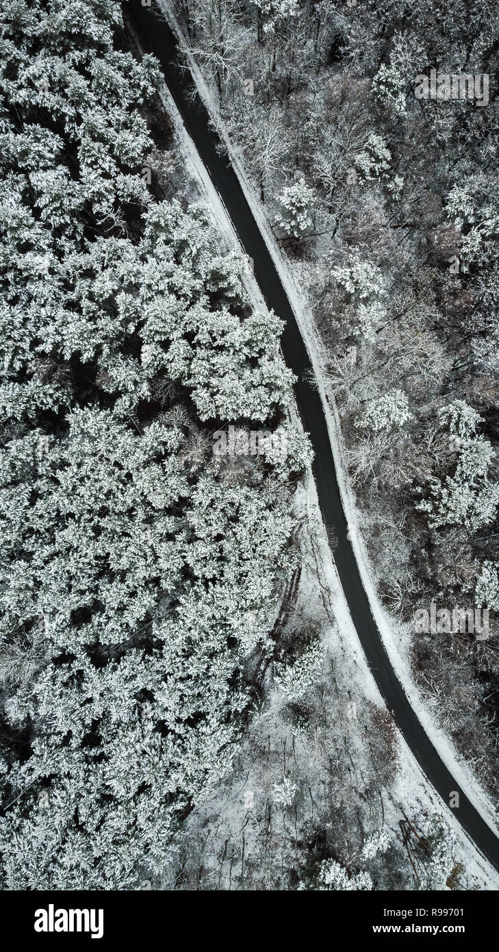 Aerial top down drone view hi-res stock photography and images - Alamy