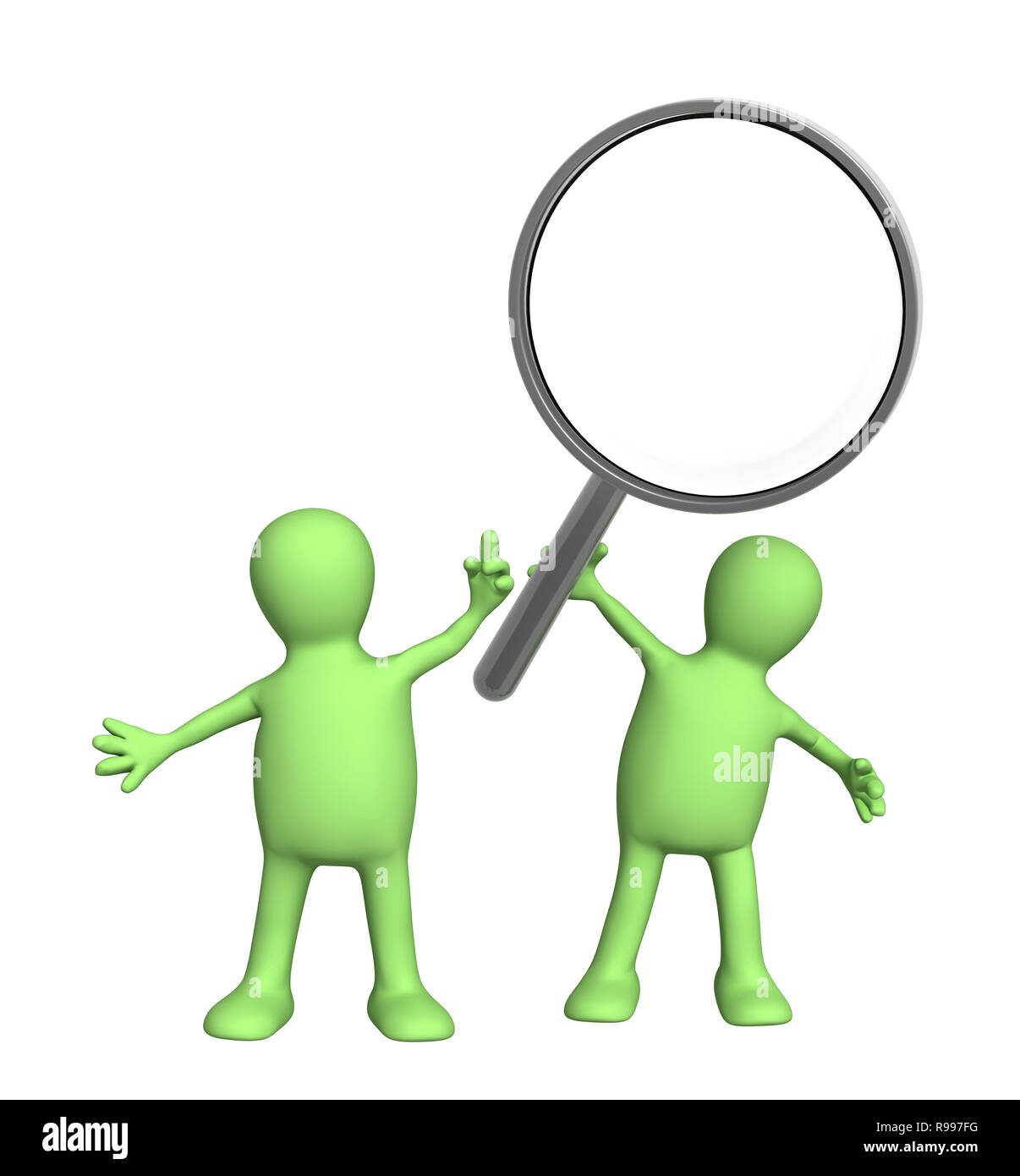 Analyzing data isolated cartoon hi-res stock photography and images - Alamy