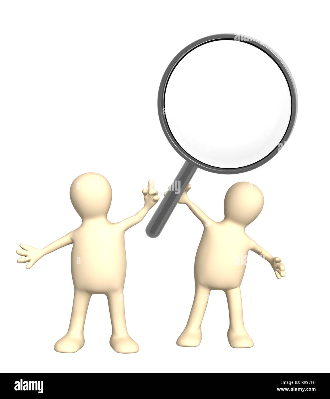 Analyzing data isolated cartoon hi-res stock photography and images - Alamy