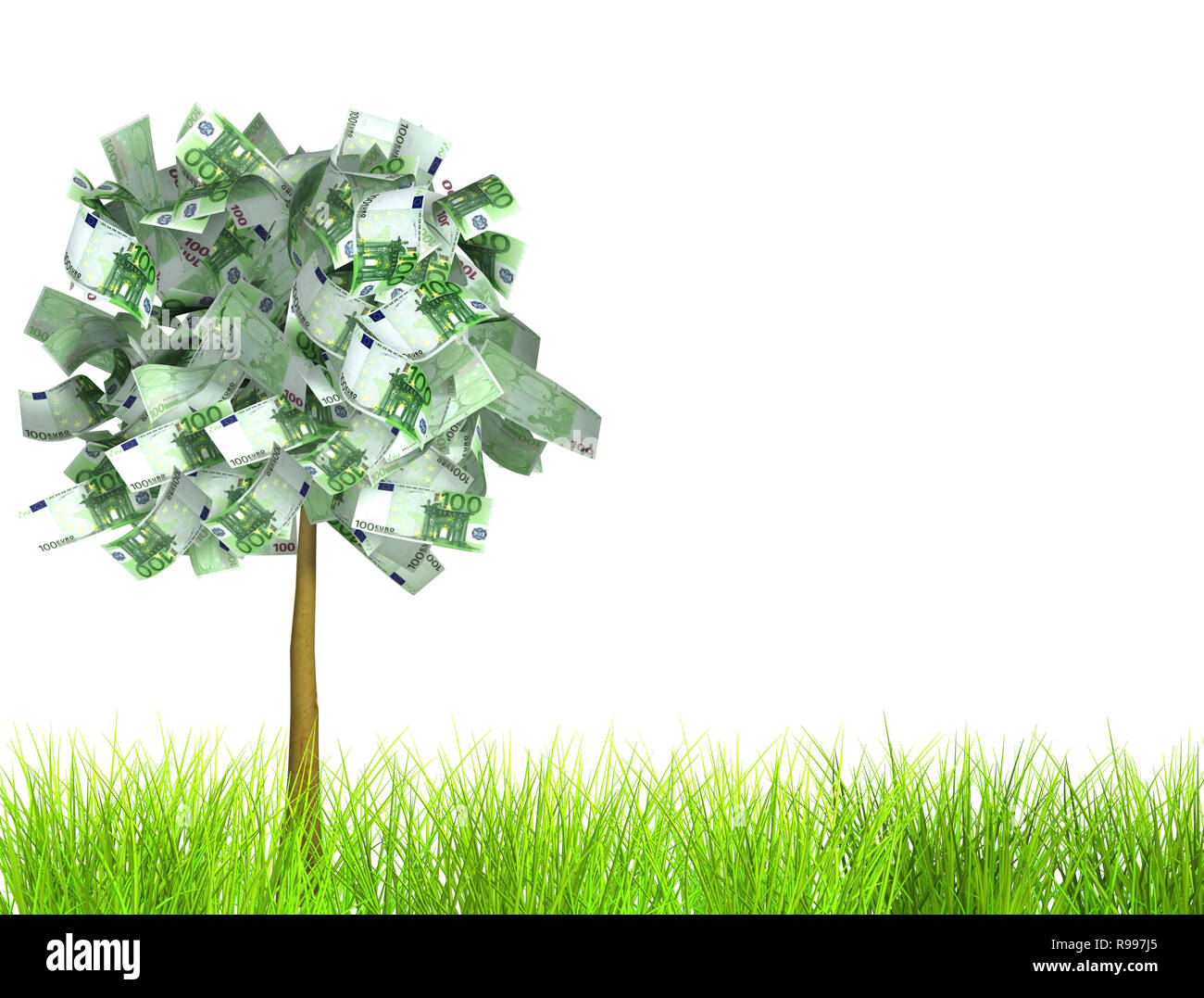 3d money tree euro hi-res stock photography and images - Alamy