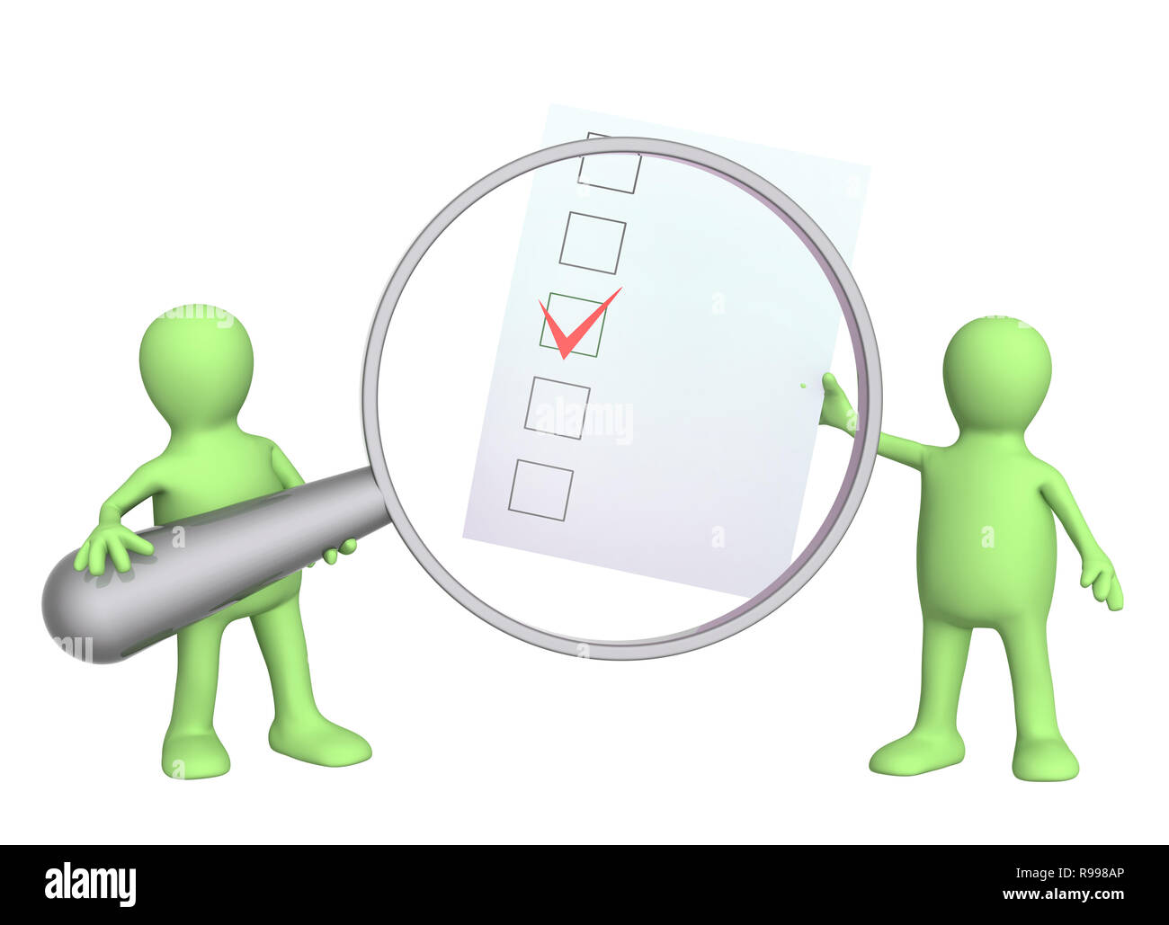 Checklist cartoon hi-res stock photography and images - Alamy