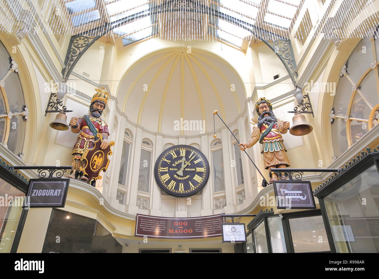 Melbourne clock hi-res stock photography and images - Alamy