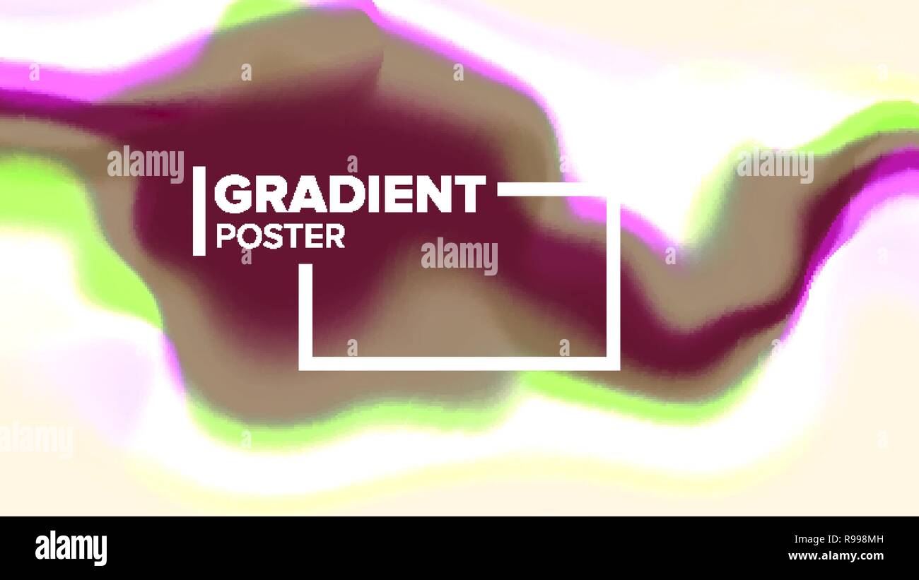 Gradient Fluid Background Vector. Dynamic Layout. Modern Flow. Motion ...