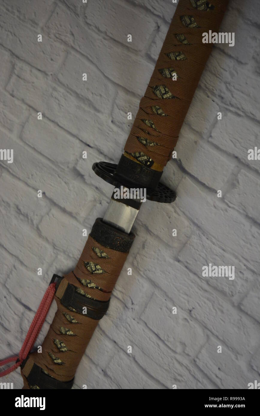 Beautiful decorative Japanese katana for aikido, sporting weapons, not ...
