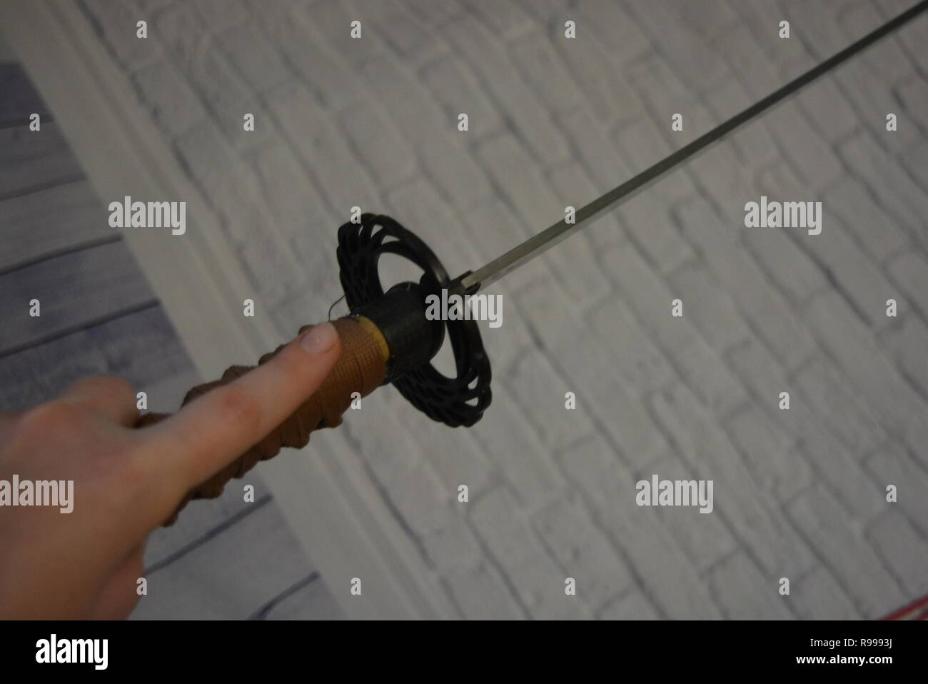 Beautiful decorative Japanese katana for aikido, sporting weapons, not ...