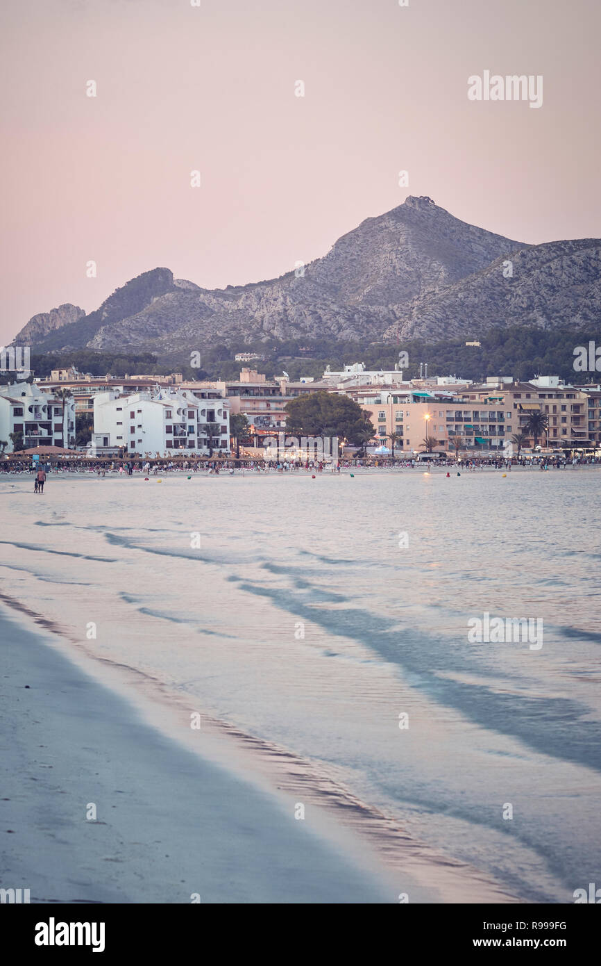 Alcudia beach majorca hi-res stock photography and images - Alamy