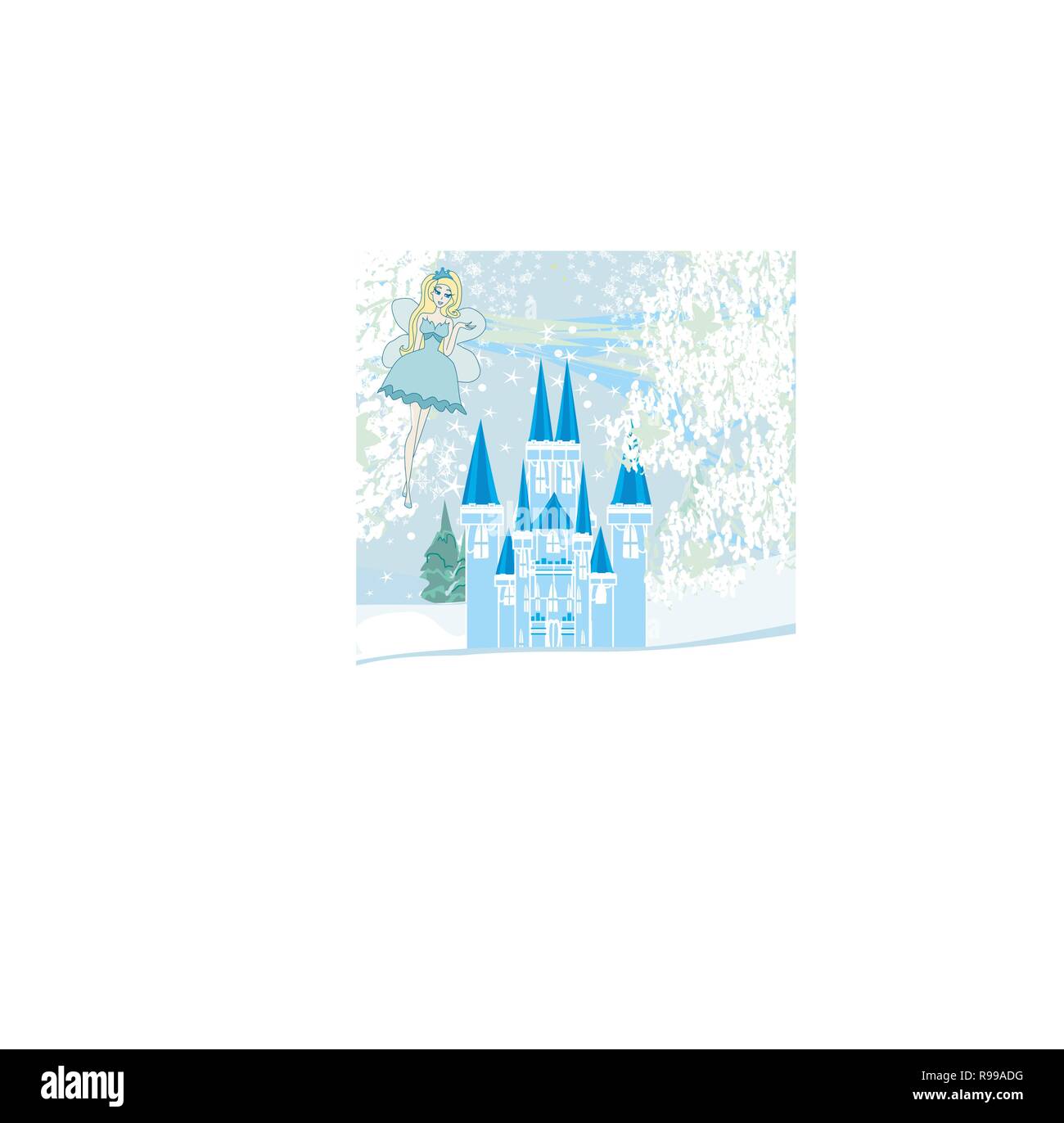 Little Winter fairy Stock Vector Image & Art - Alamy