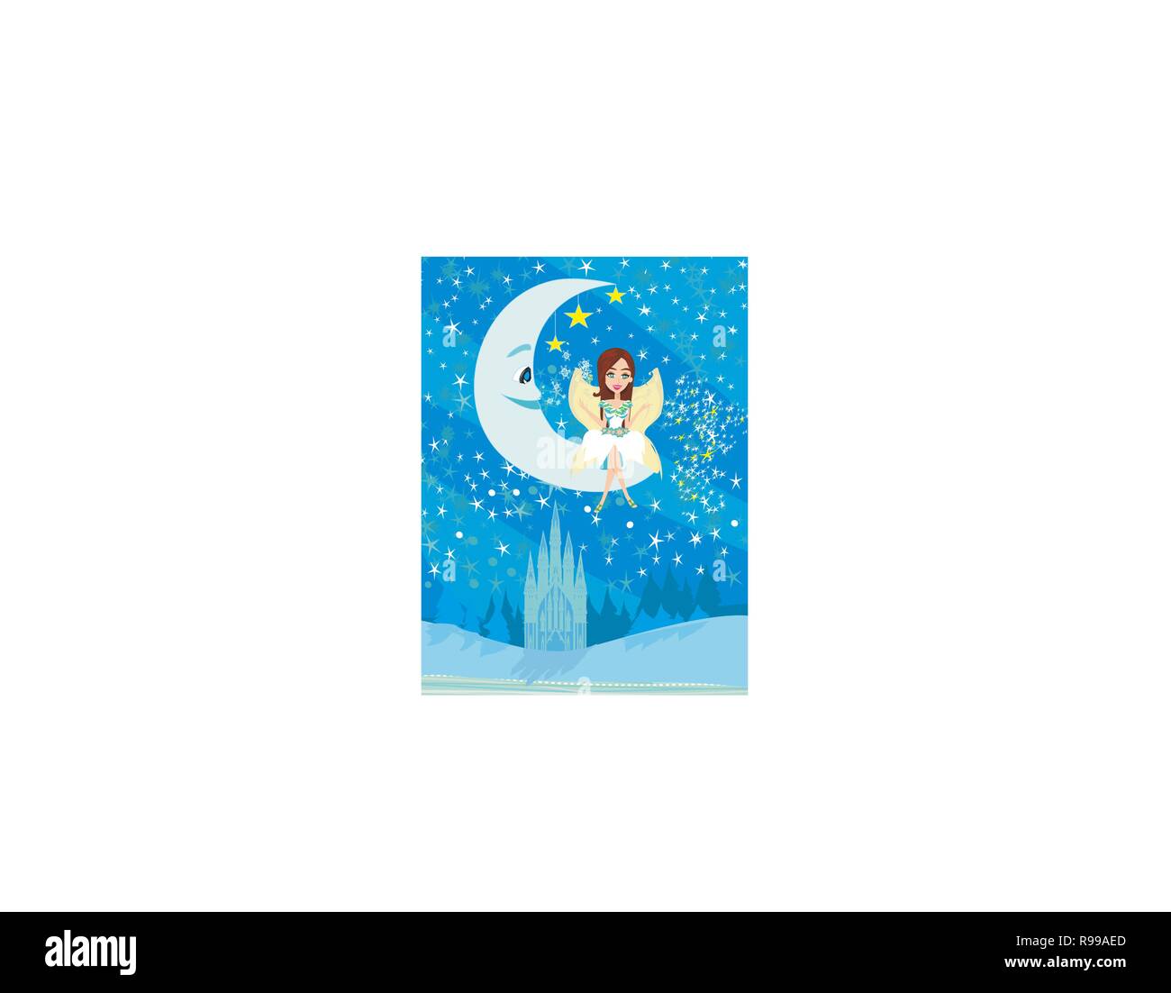 Fairy and magic at night Stock Vector Image & Art - Alamy