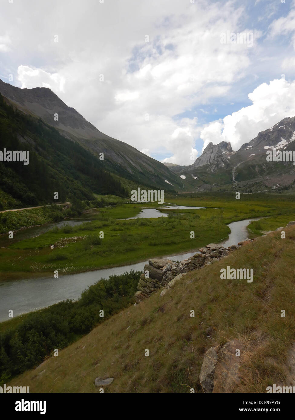 Veny Valley, Val d'Aosta - Italy. River Dora veny Stock Photo - Alamy