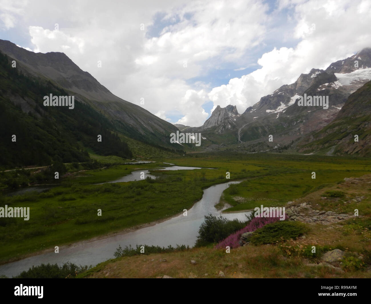 Veny Valley, Val d'Aosta - Italy. River Dora veny Stock Photo - Alamy