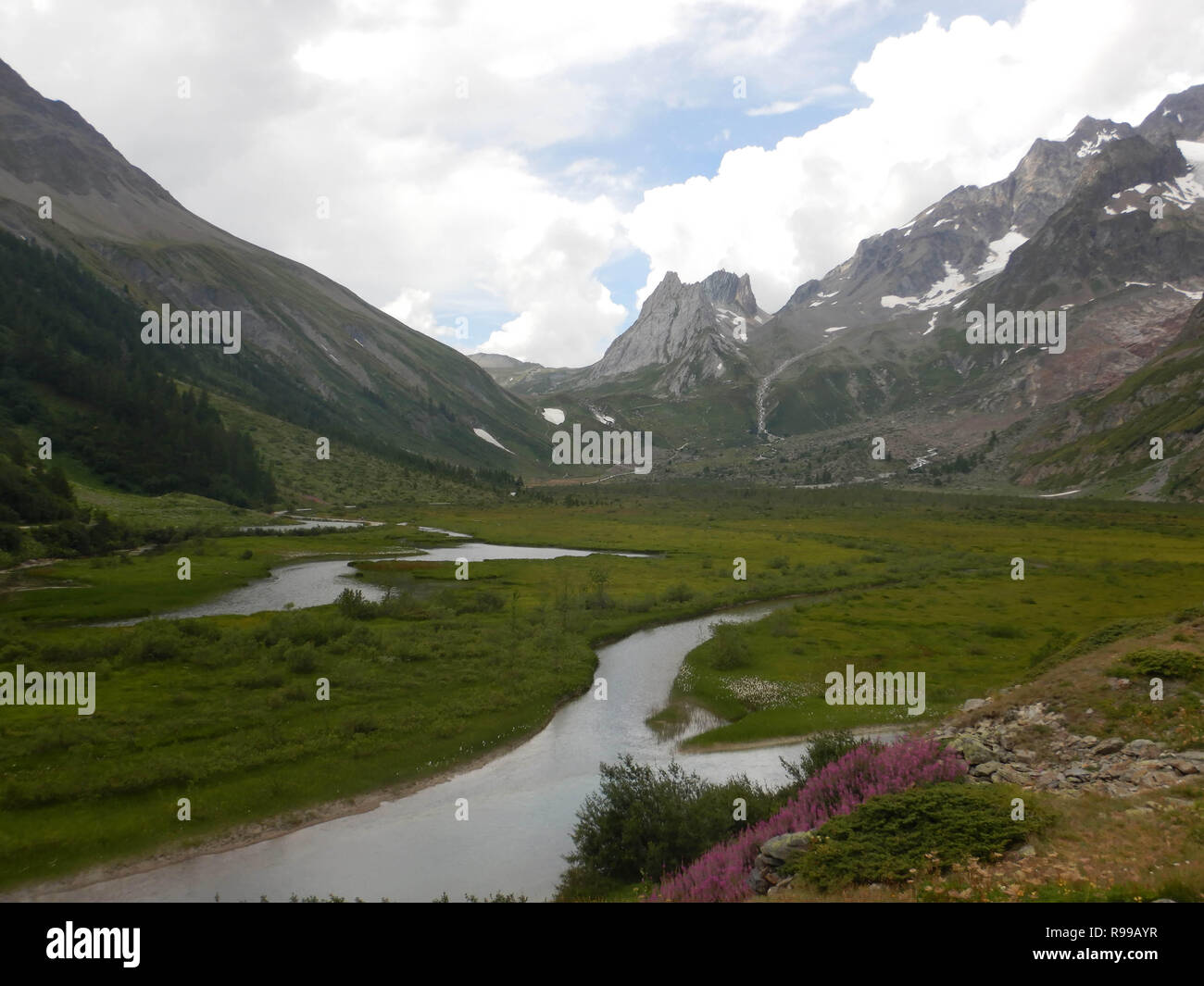 Veny Valley, Val d'Aosta - Italy. River Dora veny Stock Photo - Alamy