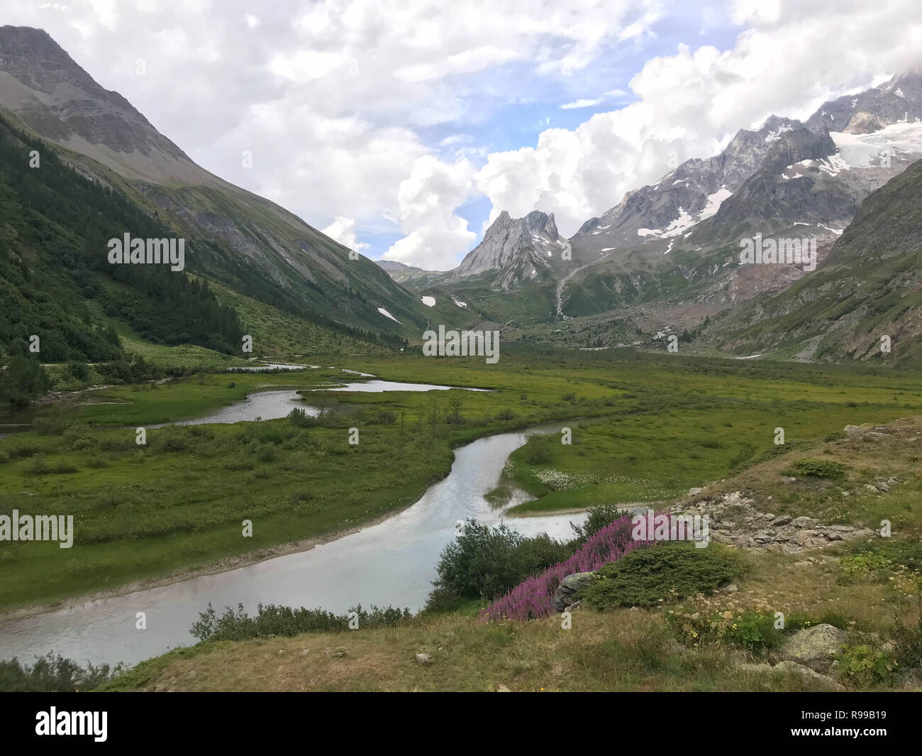 Veny Valley, Val d'Aosta - Italy. River Dora veny Stock Photo - Alamy