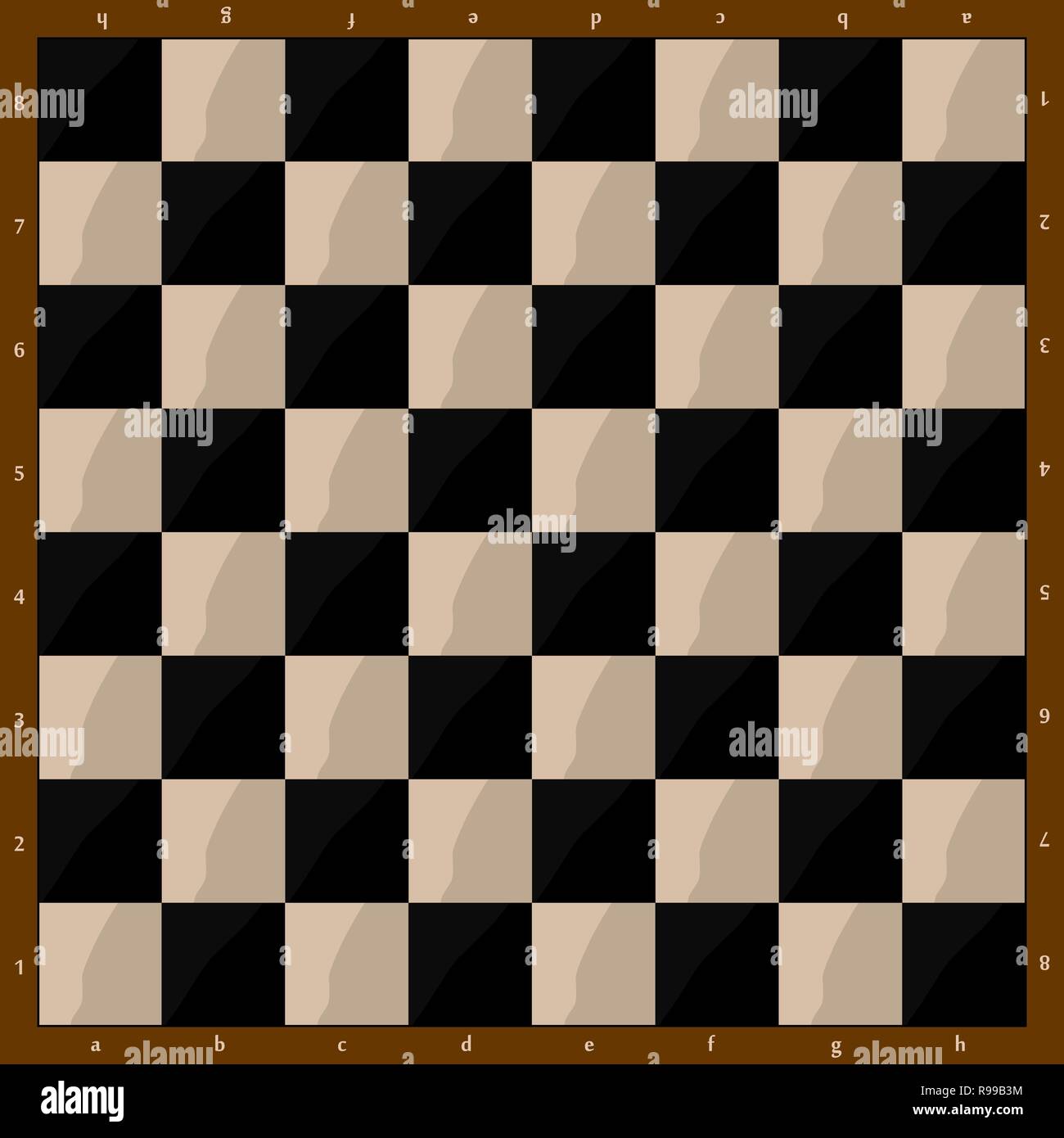Chess board. Vector wooden texture. Vector illustration EPS 10 Stock ...