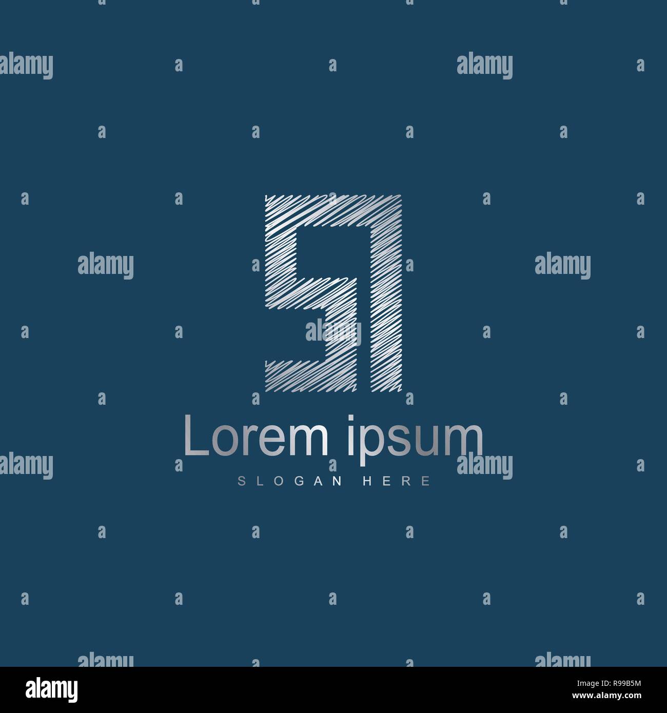 Si letters Stock Vector Images - Alamy