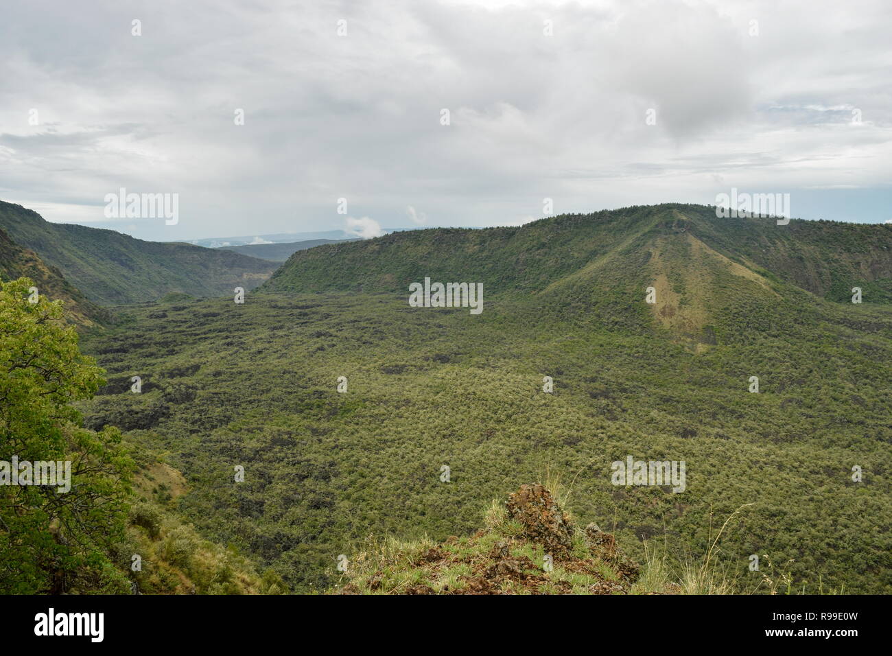 Climbing Mount Suswa, Suswa Conservancy, Kenya Stock Photo - Alamy