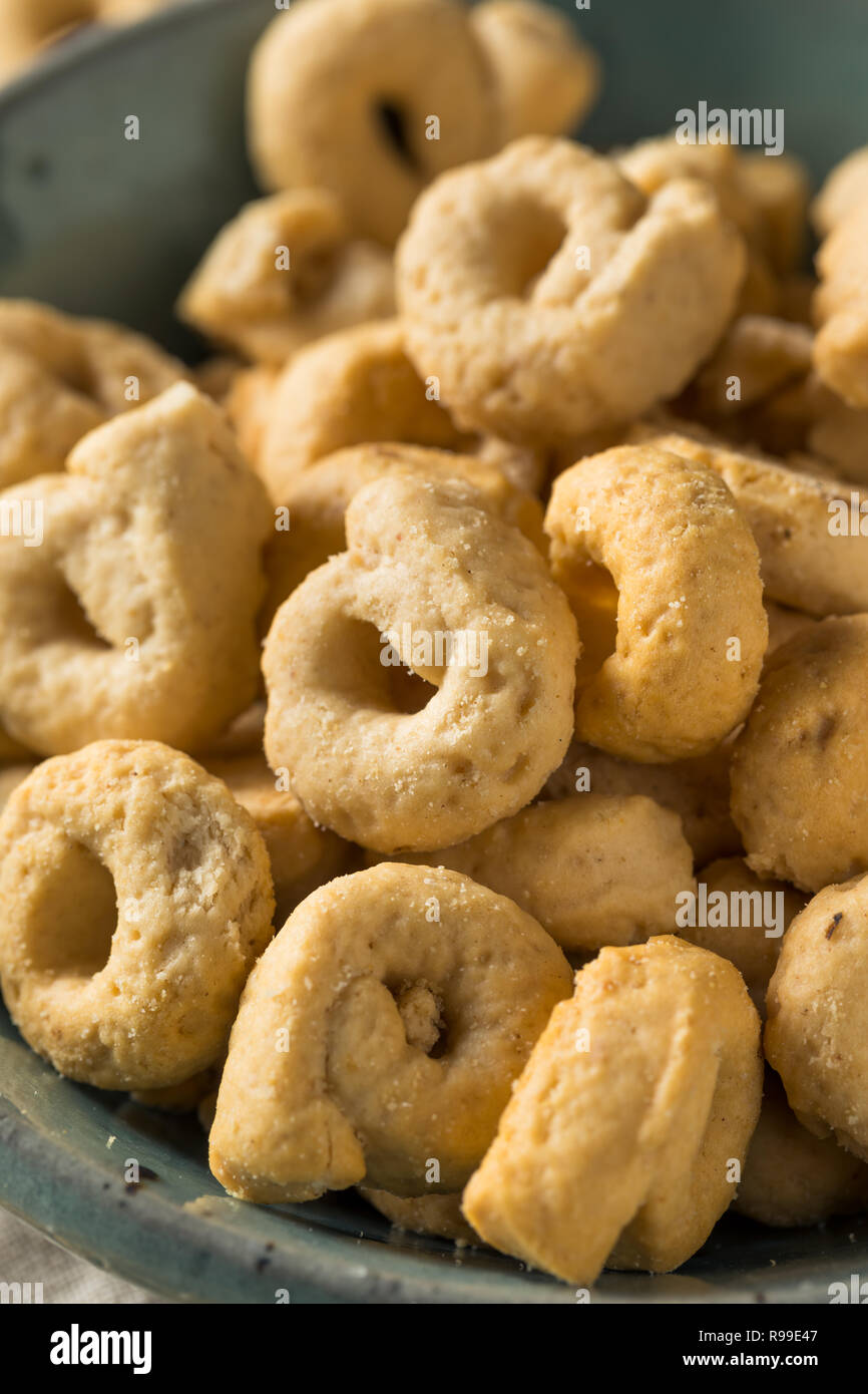 Olive Oil Itlian Taralli Cracker Cookies Ready to Eat Stock Photo - Alamy