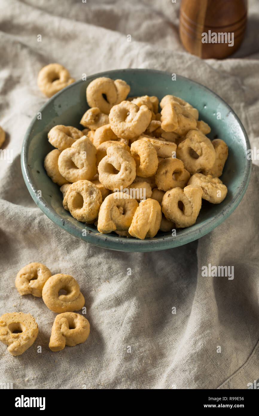 Olive Oil Itlian Taralli Cracker Cookies Ready to Eat Stock Photo - Alamy