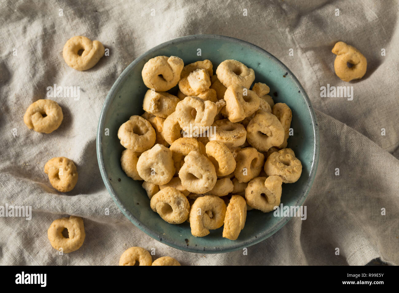 Olive Oil Itlian Taralli Cracker Cookies Ready to Eat Stock Photo - Alamy