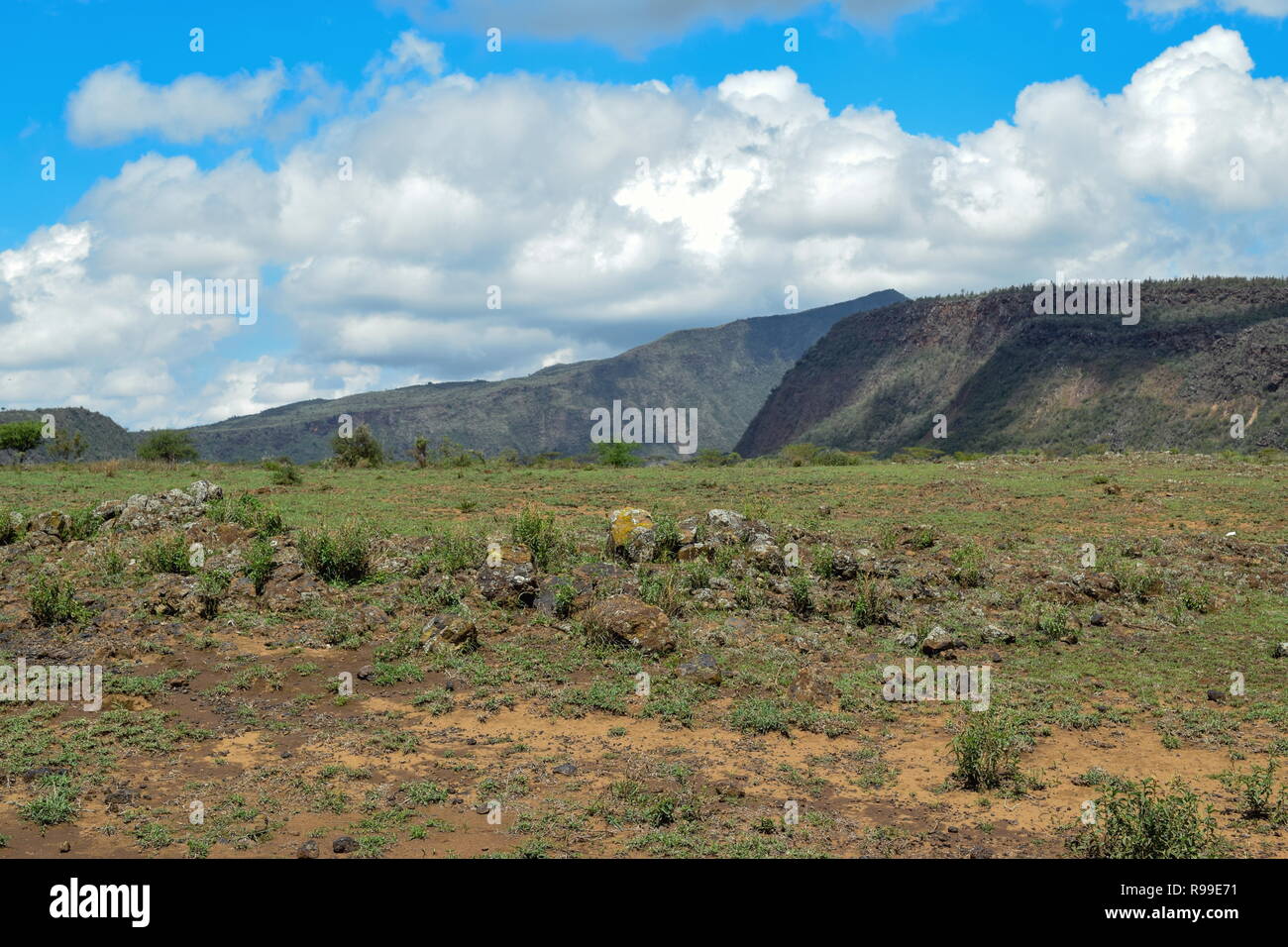 Climbing Mount Suswa, Suswa Conservancy, Kenya Stock Photo - Alamy